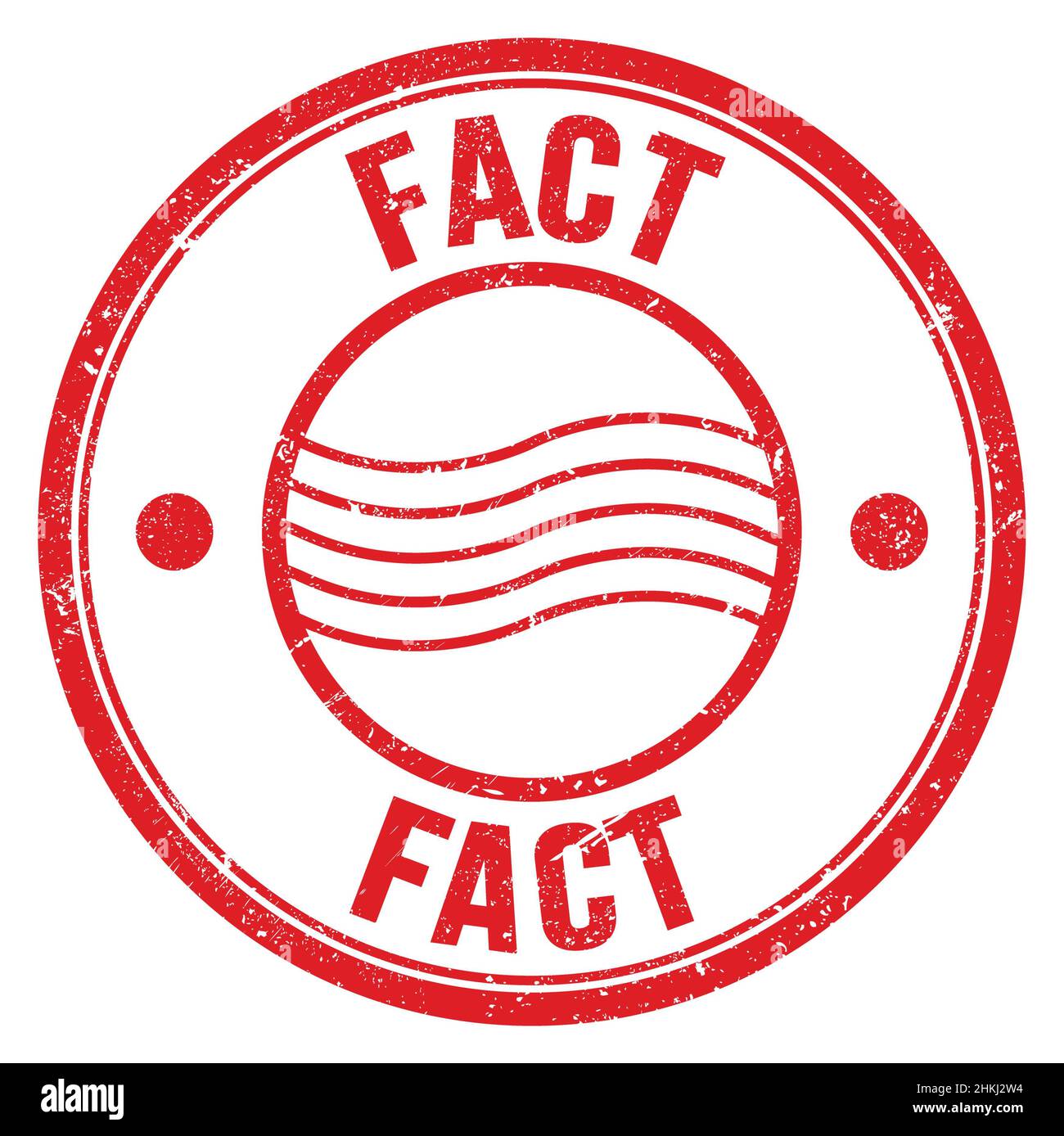 FACT word written on red round postal stamp sign Stock Photo - Alamy