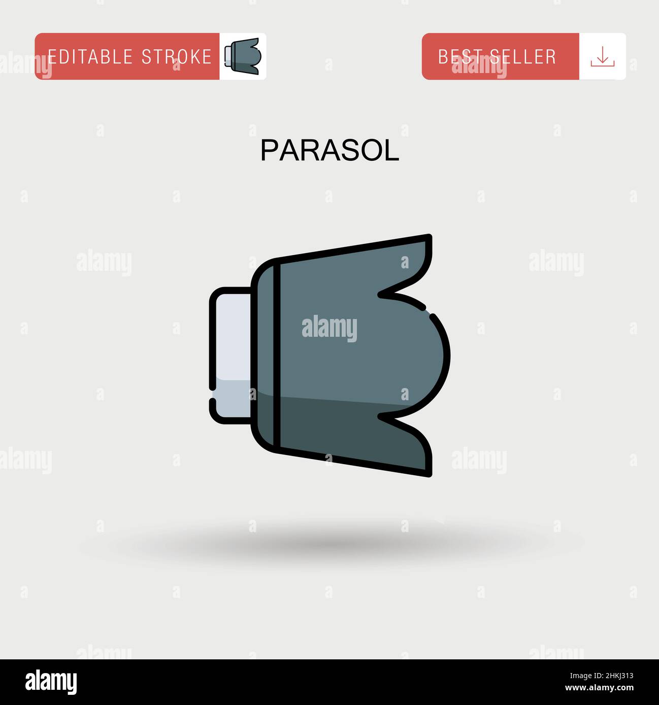 Parasol symbol Stock Vector Images - Alamy