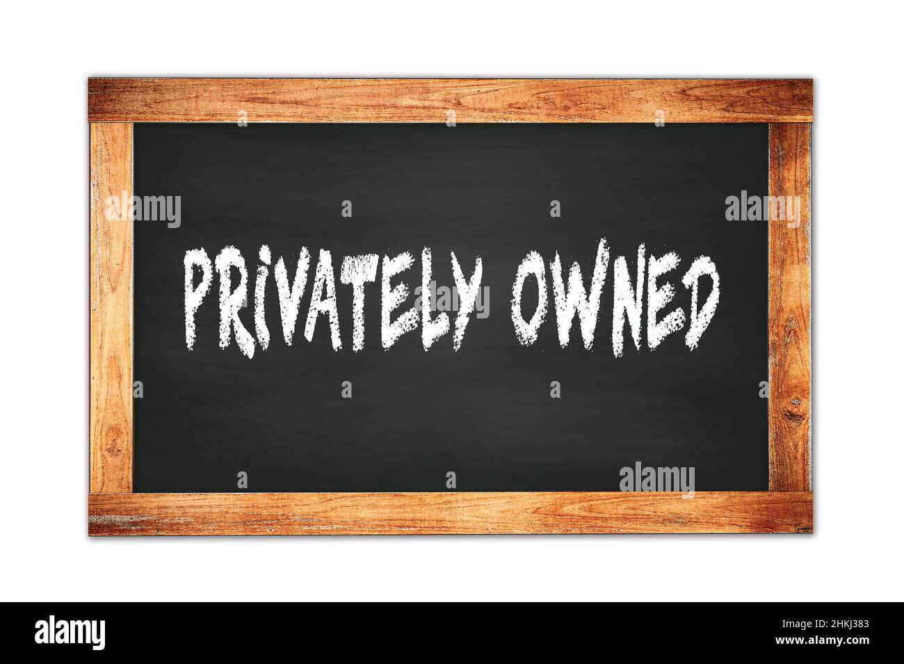 Privately owned sign Cut Out Stock Images & Pictures - Alamy
