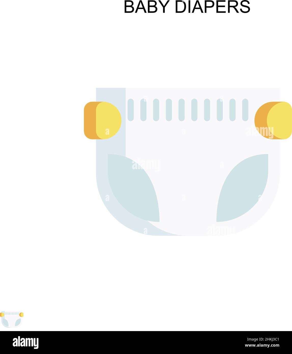 Baby diaper lying Stock Vector Images - Alamy