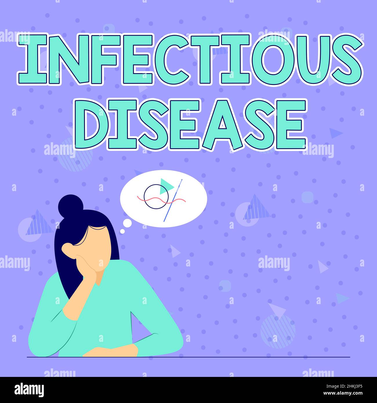 Handwriting text Infectious Disease. Conceptual photo caused by ...