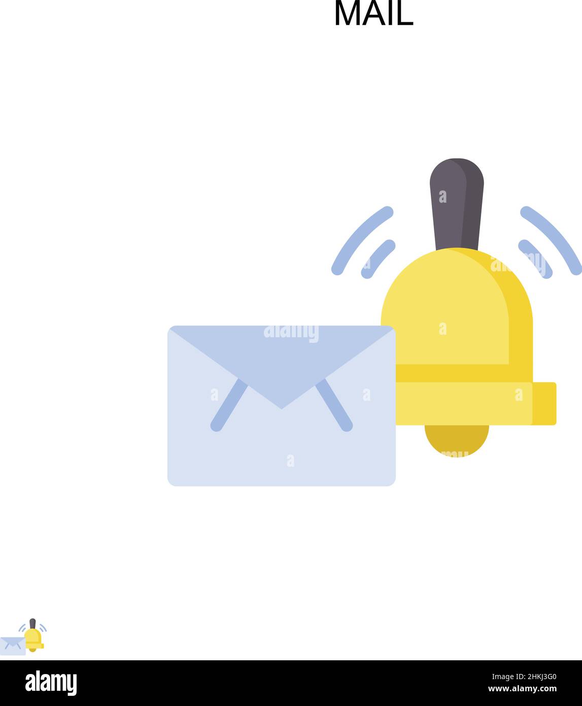 Mail Simple vector icon. Illustration symbol design template for web mobile UI element Stock ...