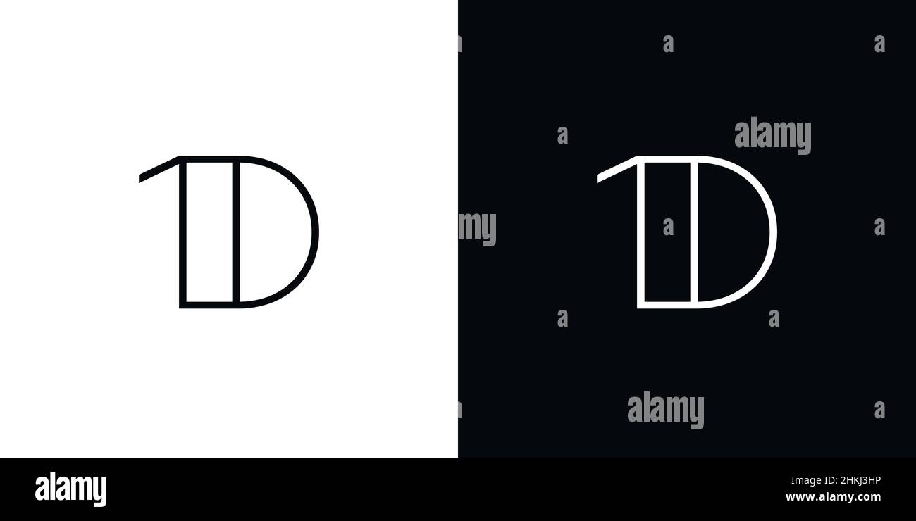Simple and modern D1 logo design with an attractive and attractive ...