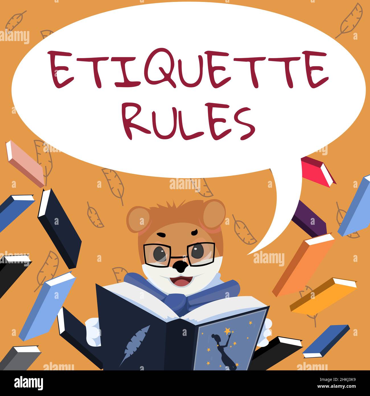 Handwriting text Etiquette Rules. Business concept customs that control ...