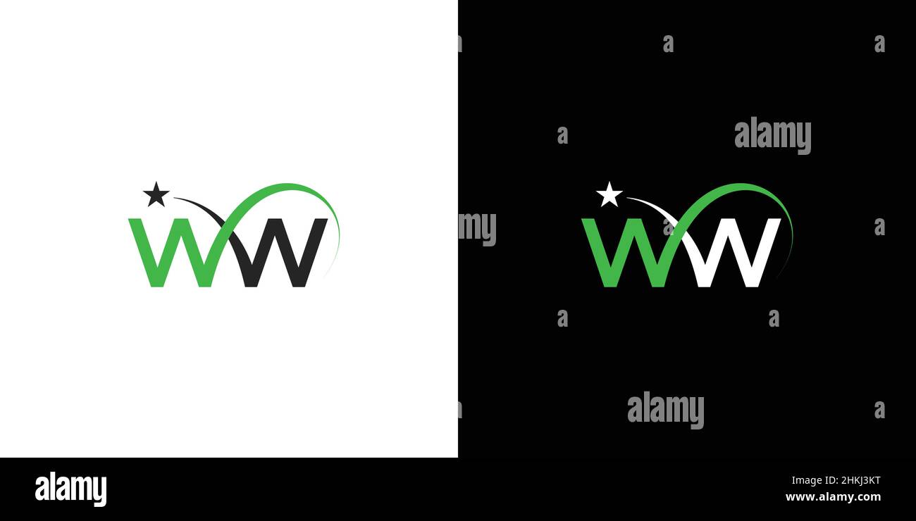 Simple and modern WW letter initials logo Stock Vector Image & Art - Alamy