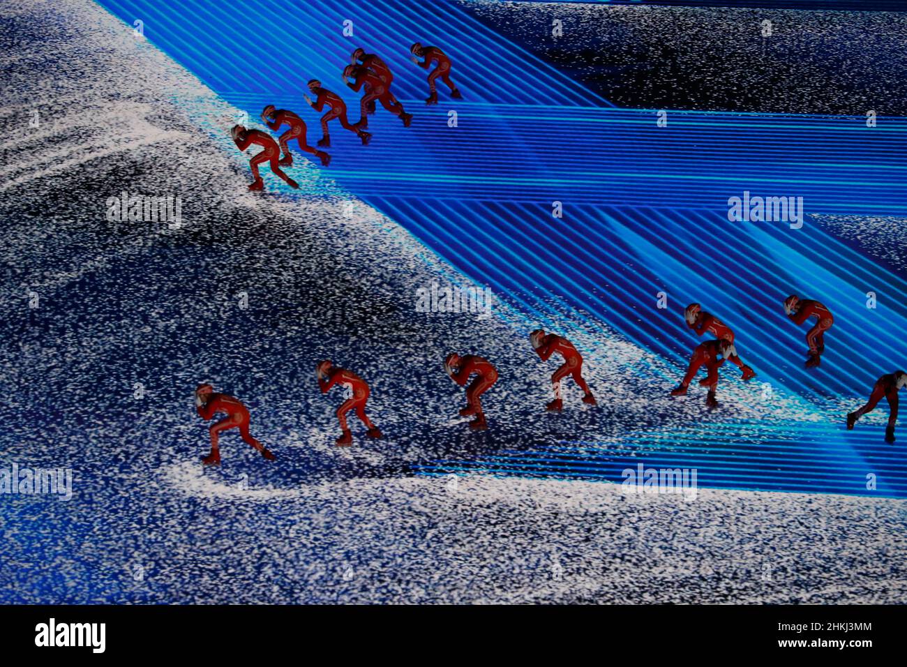 Beijing, Hebei, China. 4th Feb, 2022. Performers during the Opening ...
