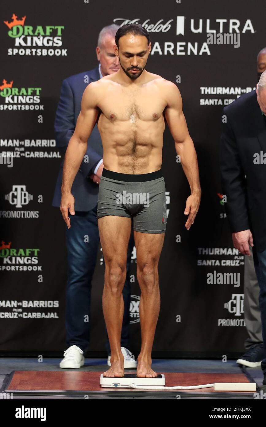 Las Vegas, USA. 04th Feb, 2022. LAS VEGAS, NV - FEBRUARY 4: Boxer Keith Thurman poses on the ...