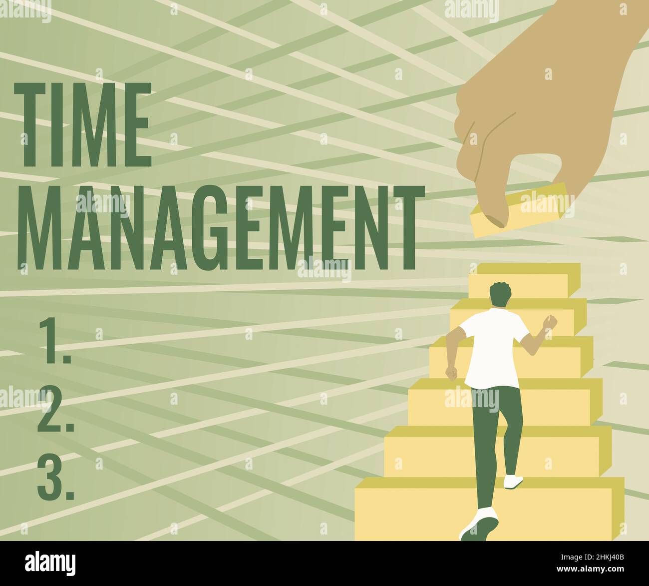Text sign showing Time Management. Business overview Schedule Planned ...