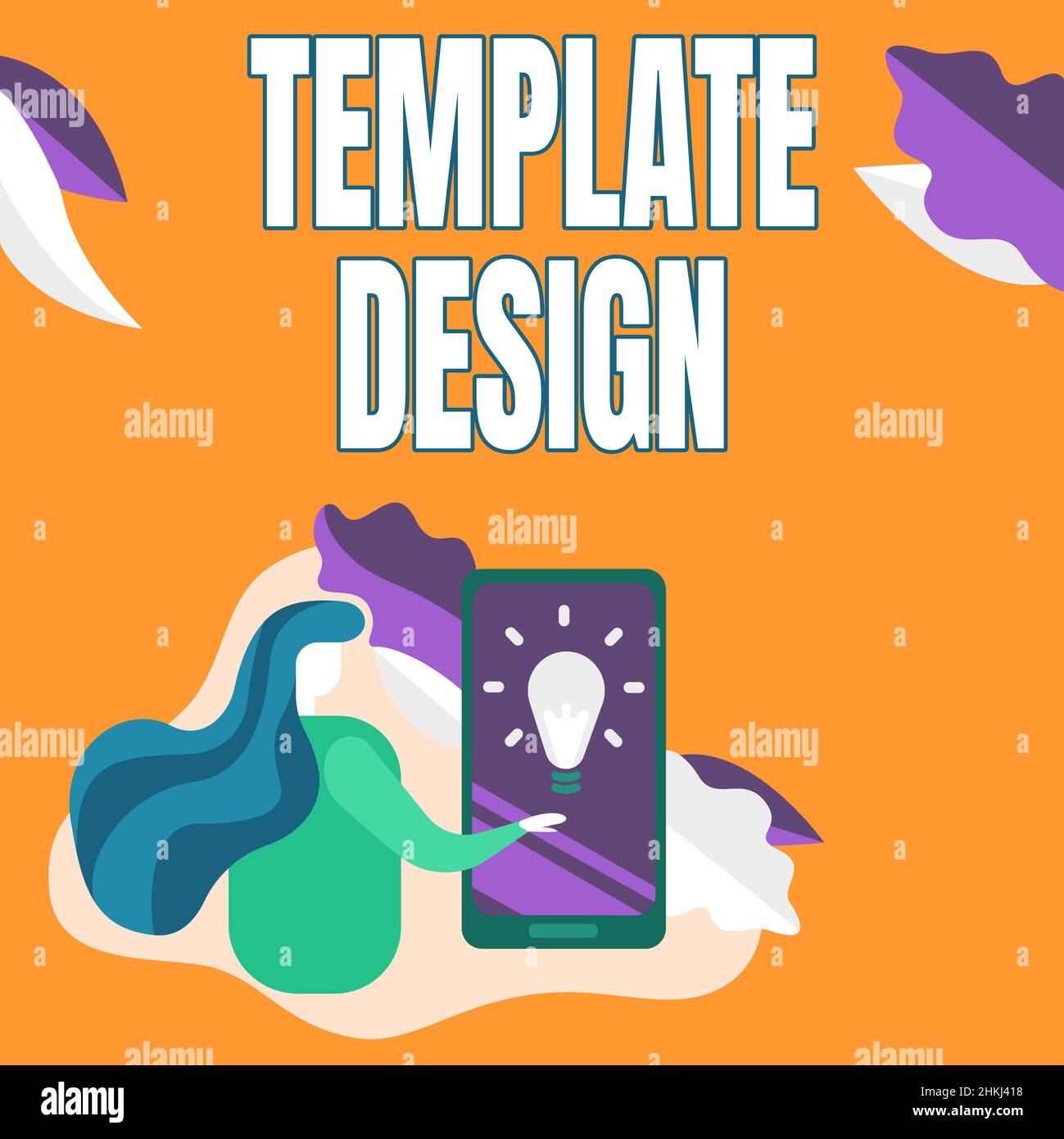 Conceptual caption Template Design. Business overview an overall layout ...