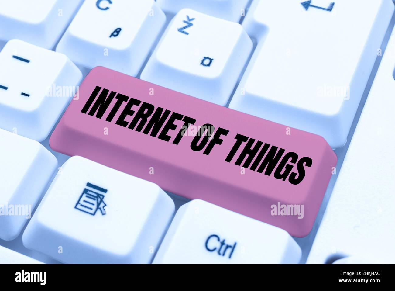 Writing displaying text Internet Of Things. Word for network ...