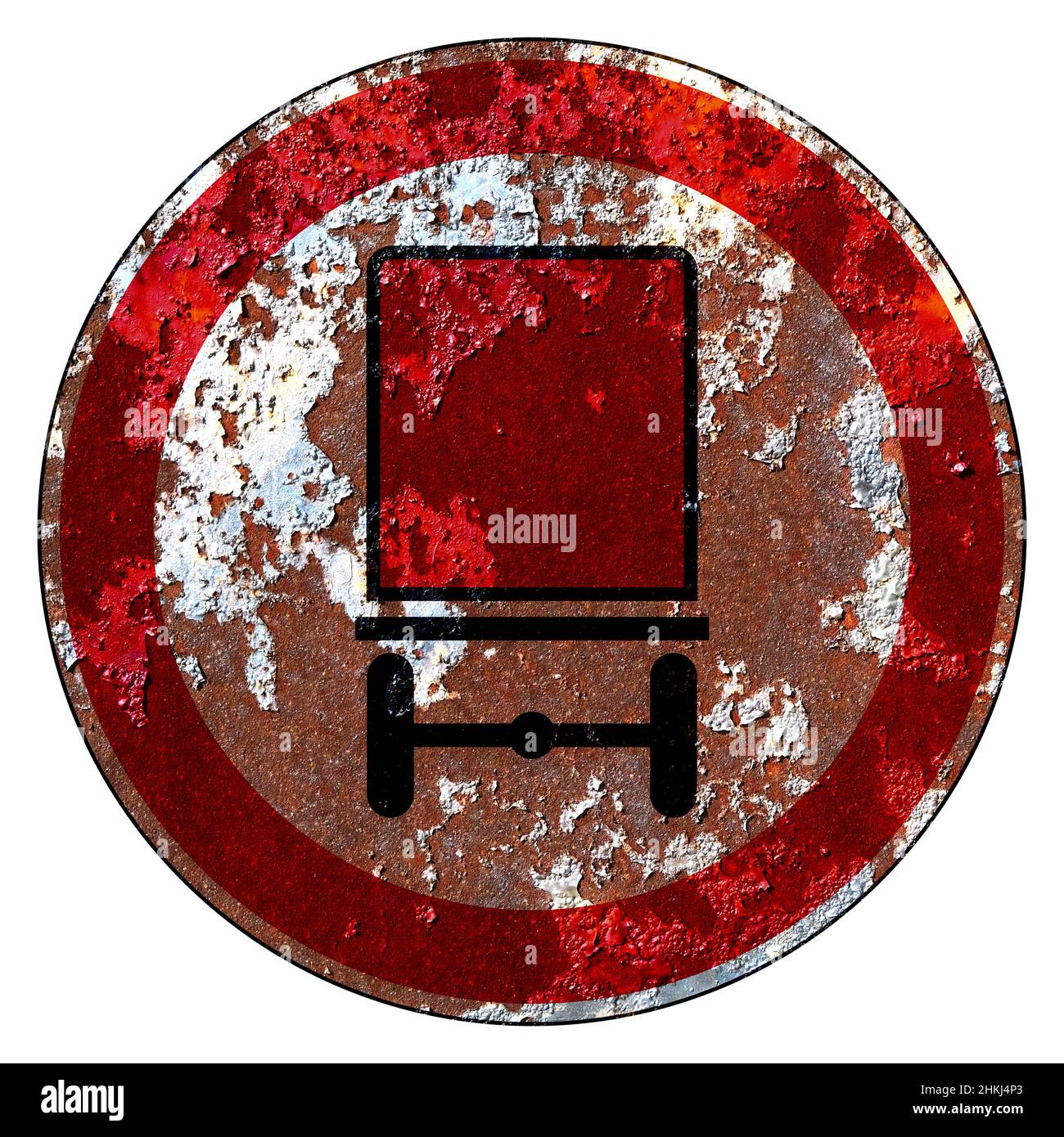 Dangerous goods sign Cut Out Stock Images & Pictures - Alamy