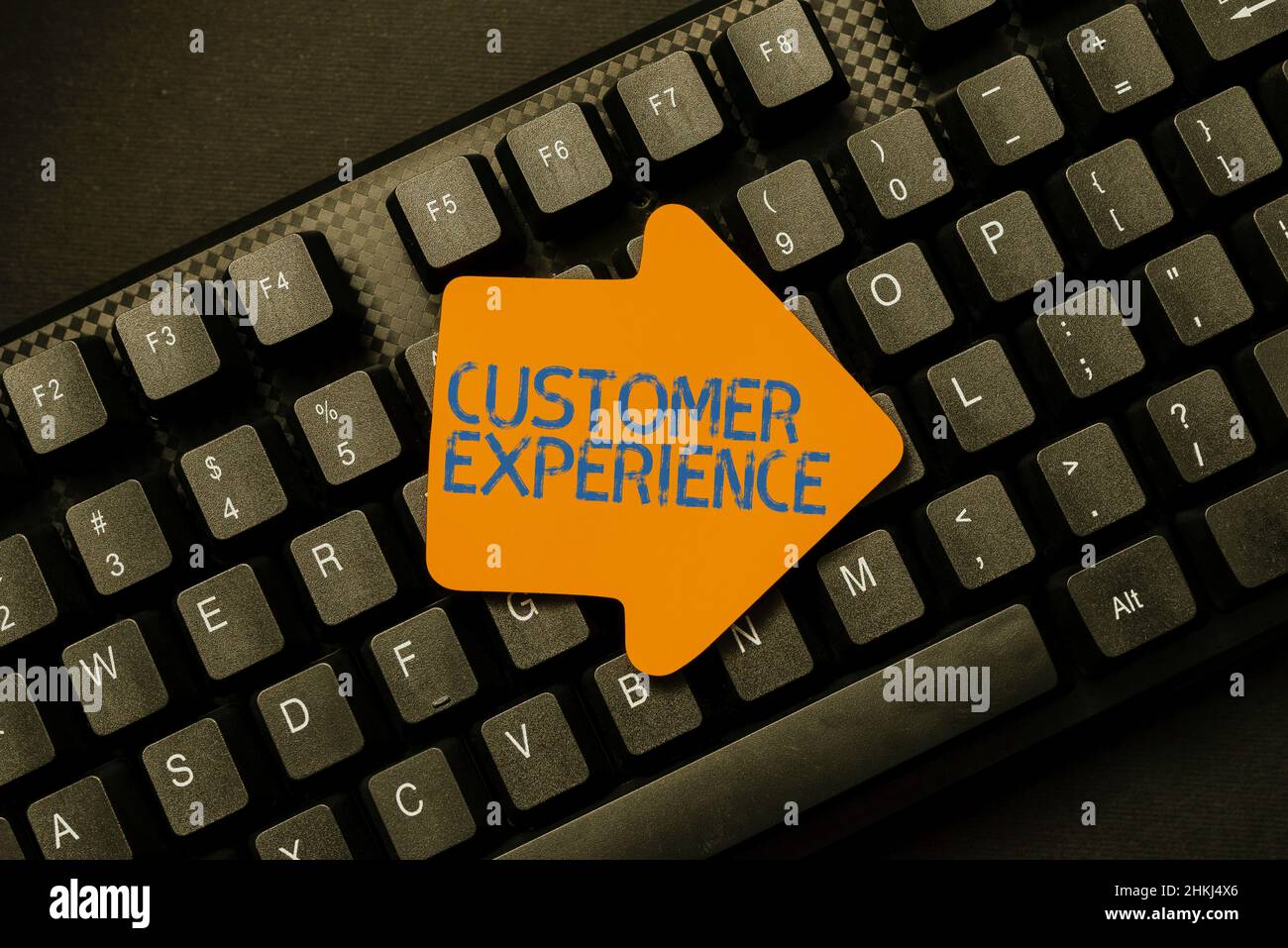 Handwriting text Customer Experience. Internet Concept phrase to ...