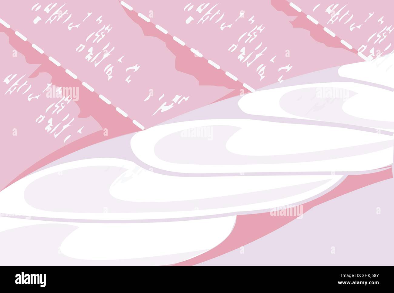 Slanted layers of overlapping shingle insulation fibres Stock Photo - Alamy