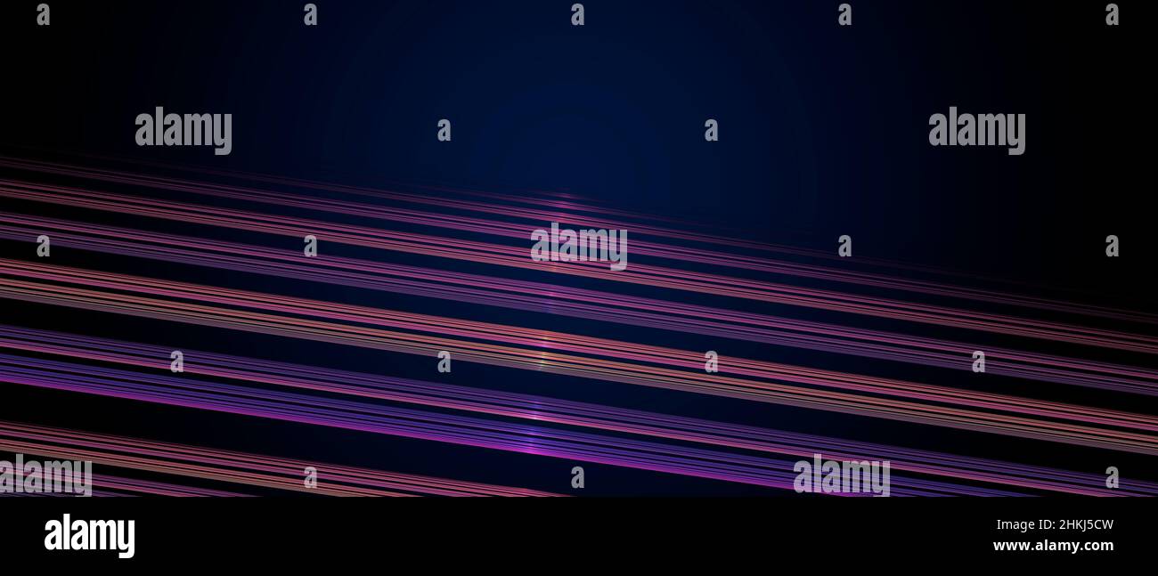 Receding parallel lines, abstract illustration Stock Photo - Alamy