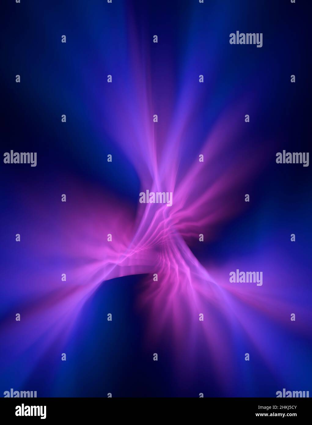 Quantum gravity and strong force, conceptual illustration Stock Photo ...