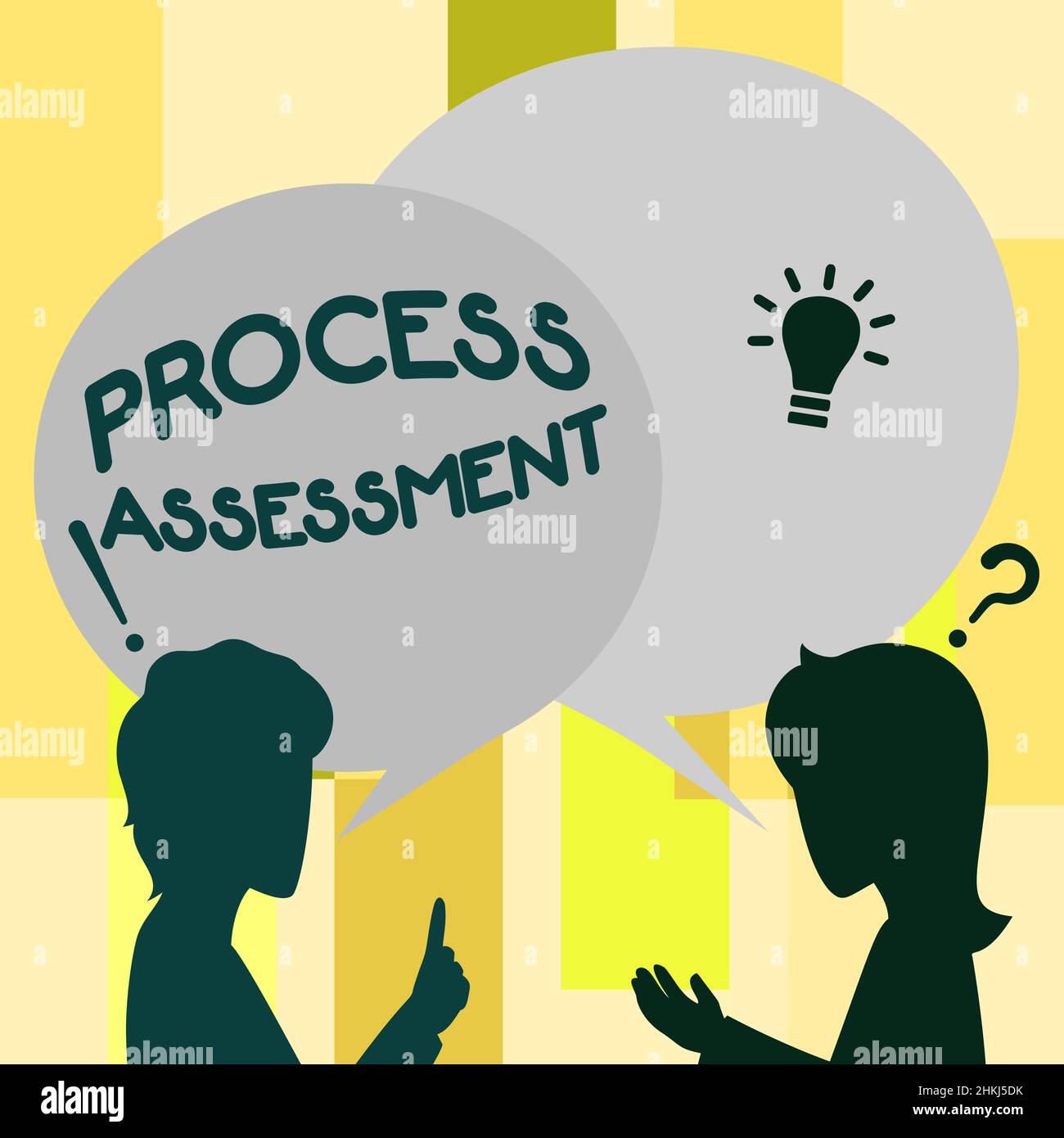 Text showing inspiration Process Assessment. Business showcase ...