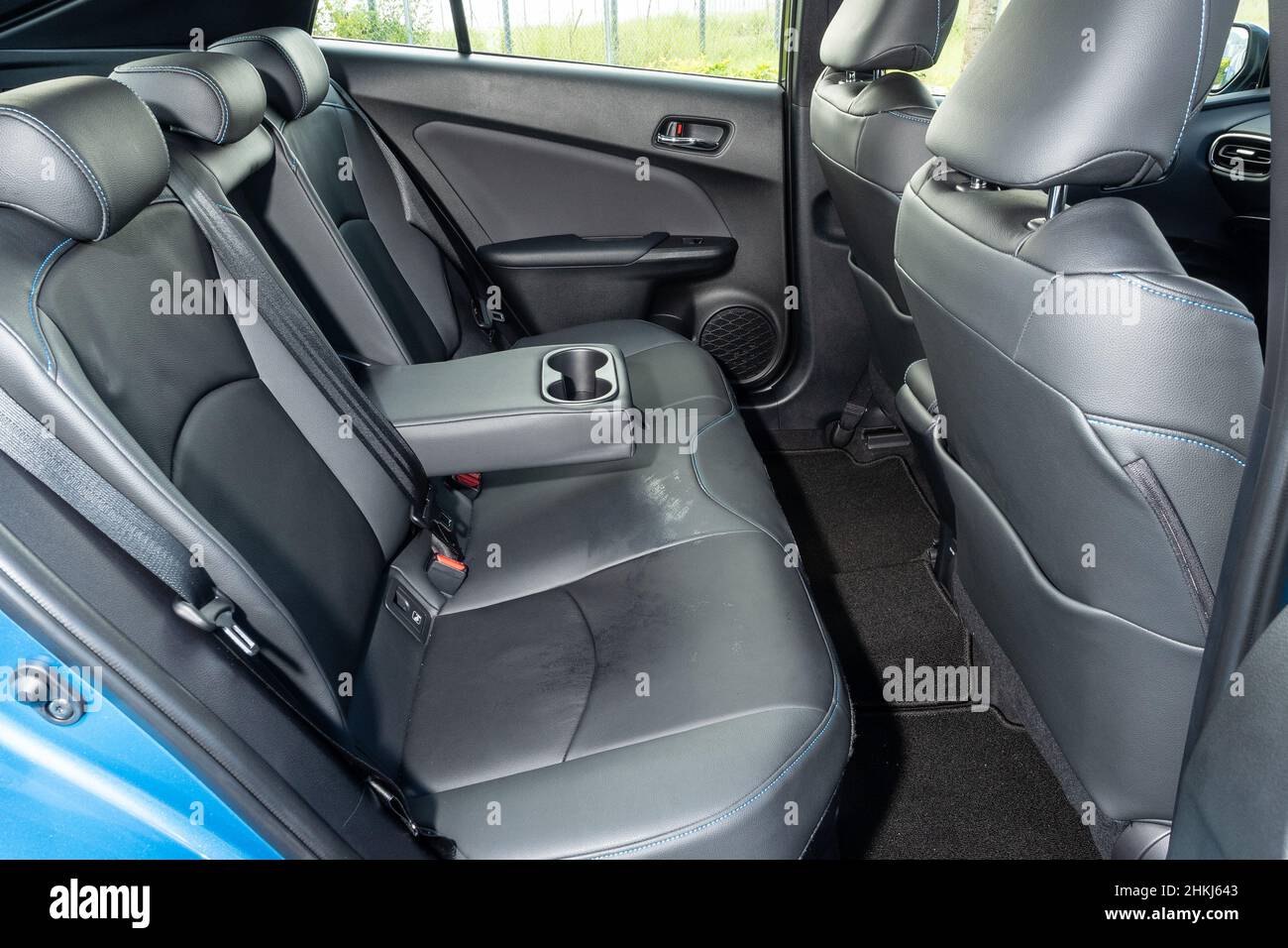 Hong Kong, China Sept 24, 2021 : Toyota Prius Hybrid 2022 Interior Sept ...