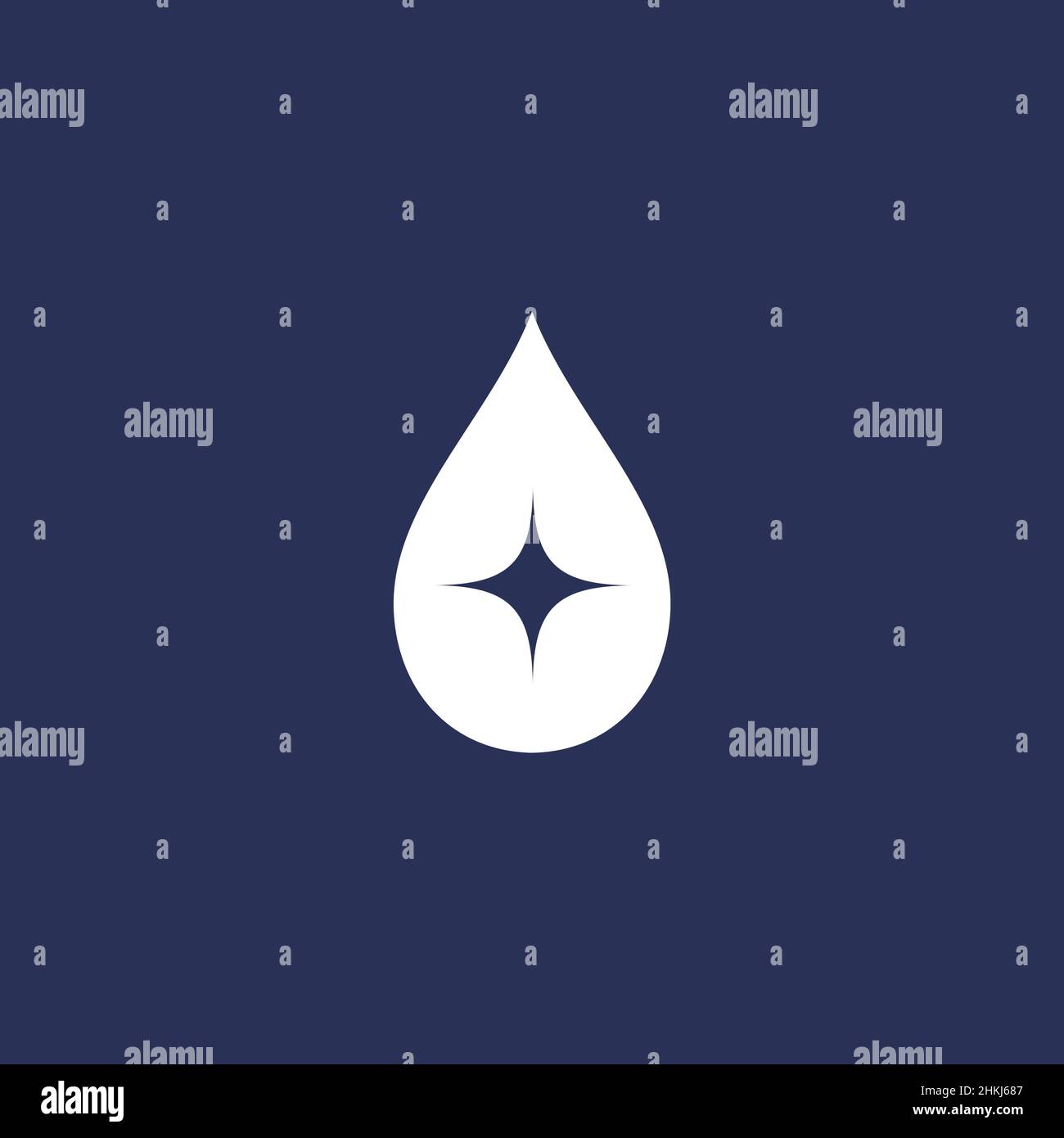 Elegant and modern pure water logo design Stock Vector Image & Art - Alamy