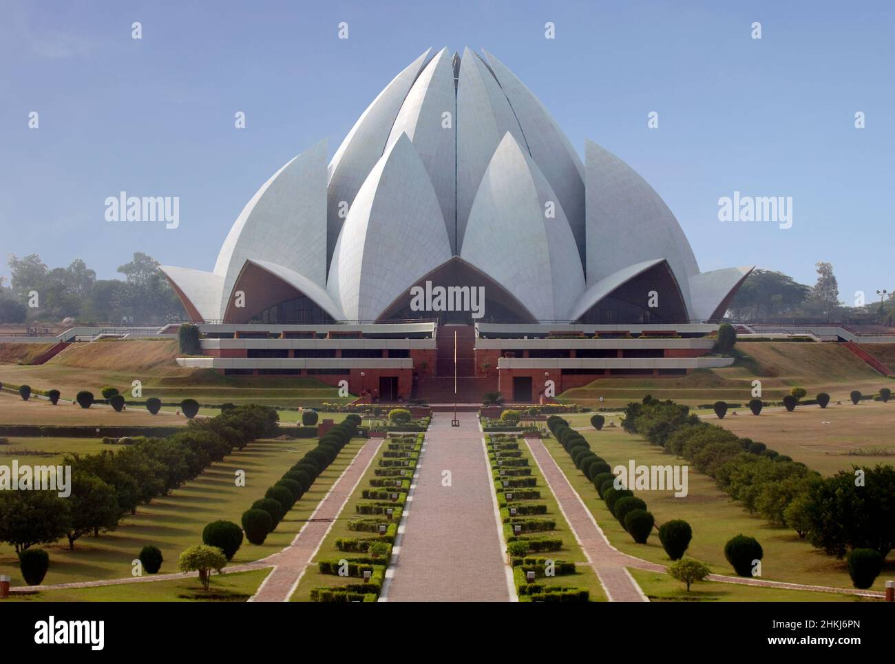 Baha'i House of Worship, Delhi, India Stock Photo - Alamy