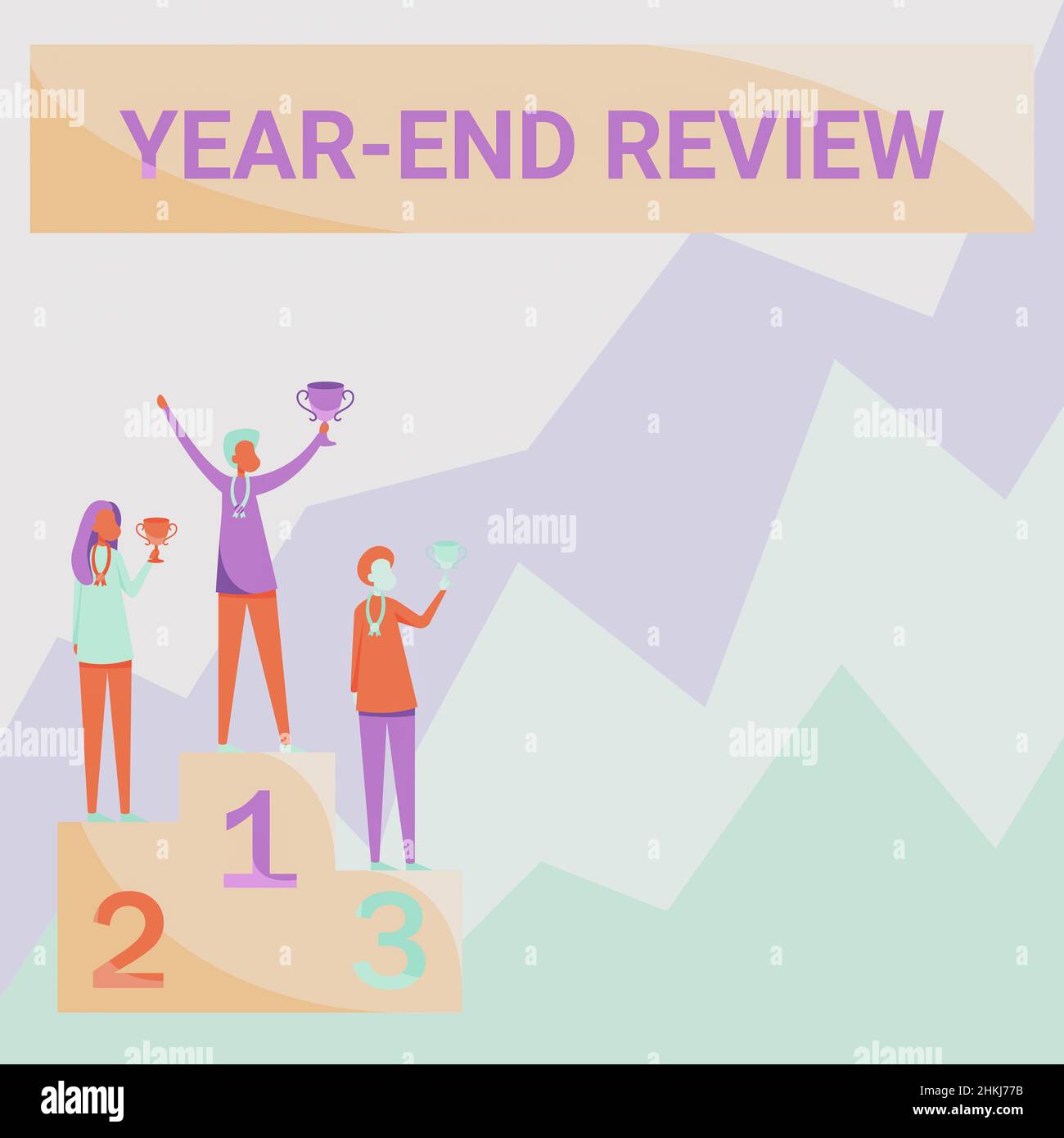 Text sign showing Year end Review. Business approach Year end Review ...