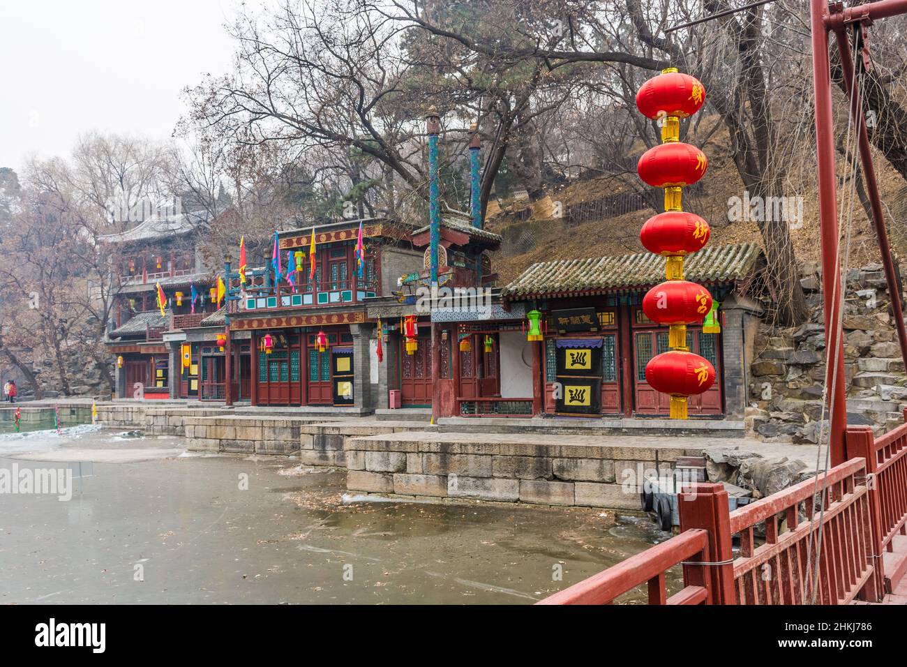 Beautiful view of the Summer Palace of Beijing, China Stock Photo - Alamy