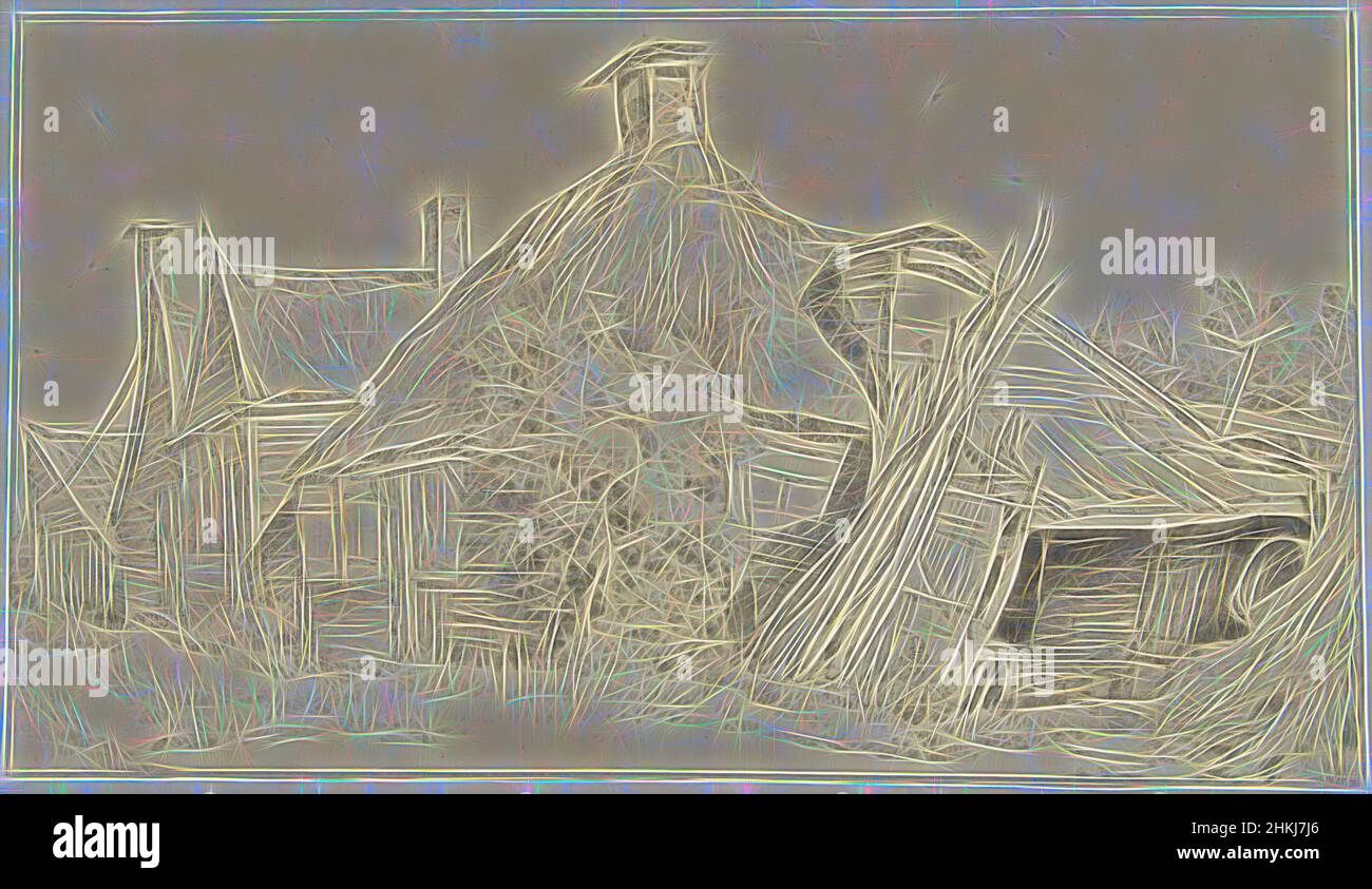 Inspired by Farmhouses, draughtsman: Steven Goblé, 1759 - 1799, paper ...