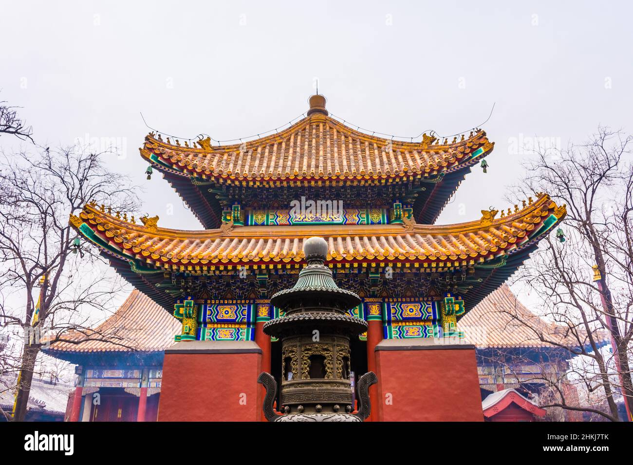 Landmark in the historic center of Beijing, capital city of China Stock ...
