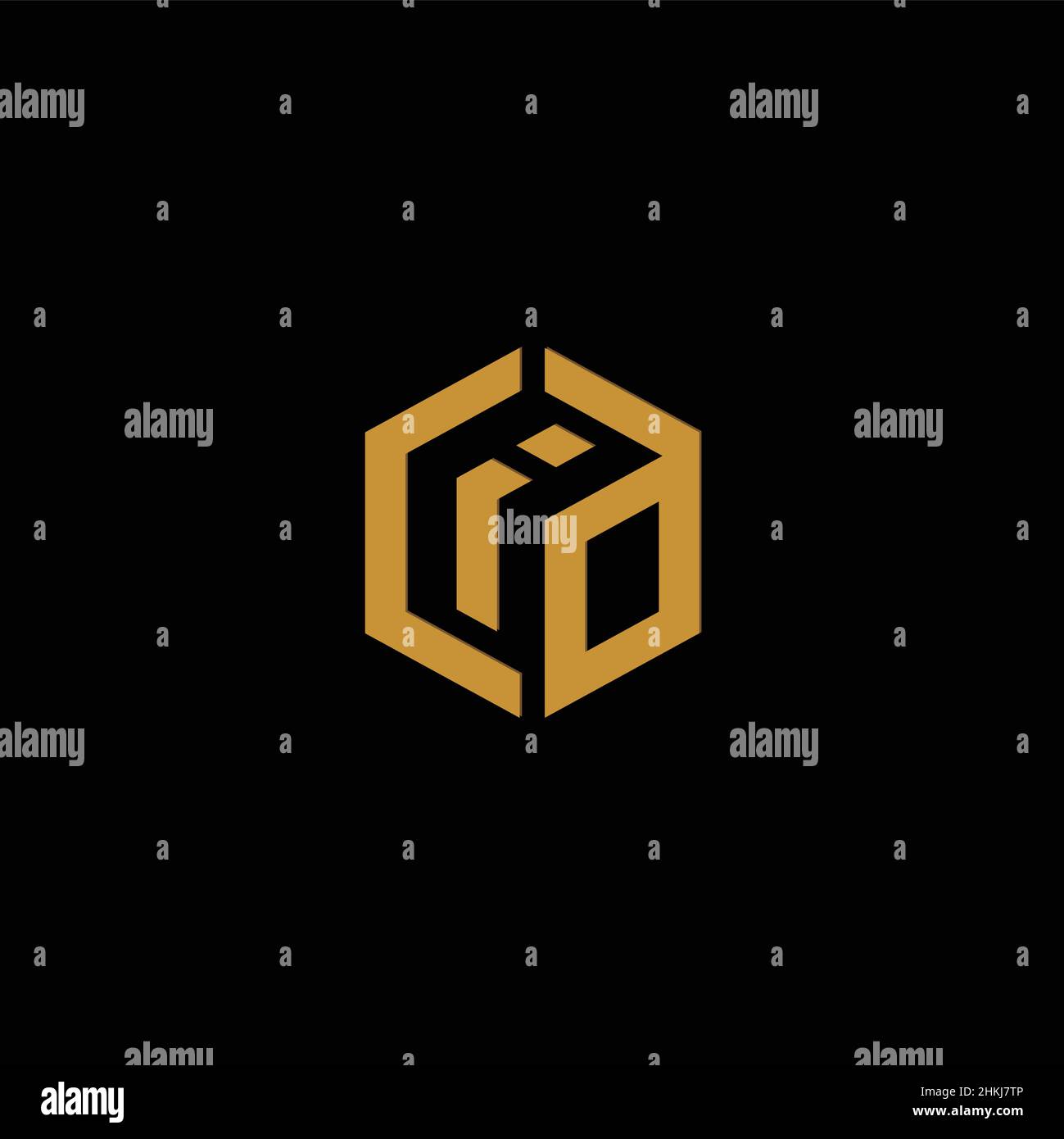 Modern and professional CID initials logo Stock Vector Image & Art - Alamy