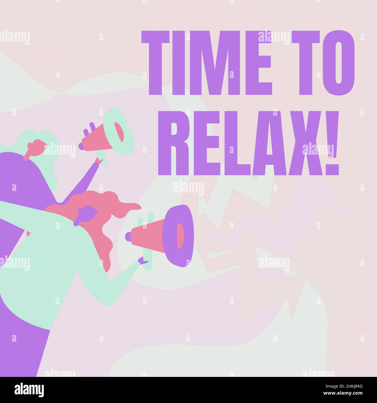 Text sign showing Time To Relax. Business approach Relaxation moment ...