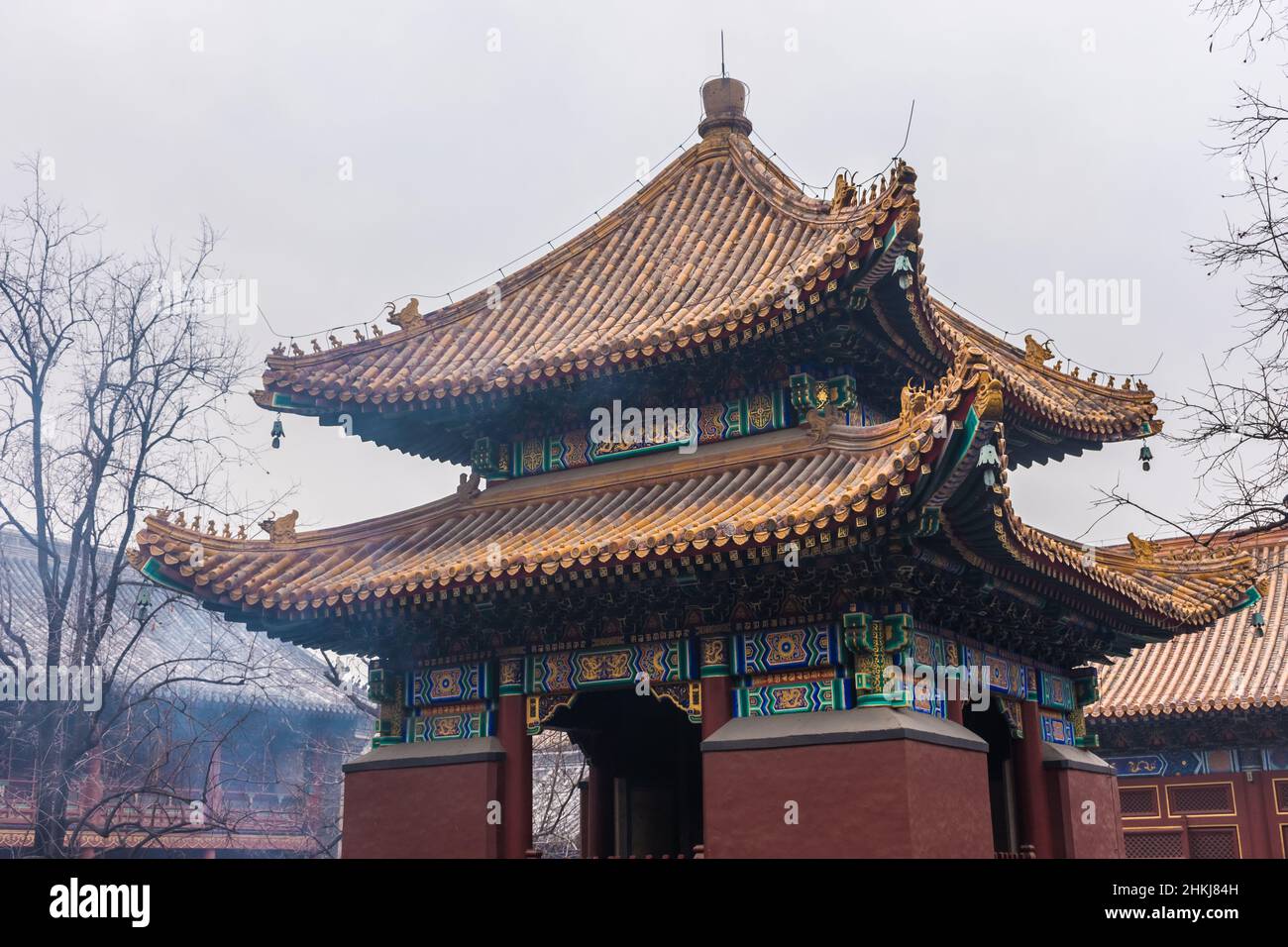 Landmark in the historic center of Beijing, capital city of China Stock ...