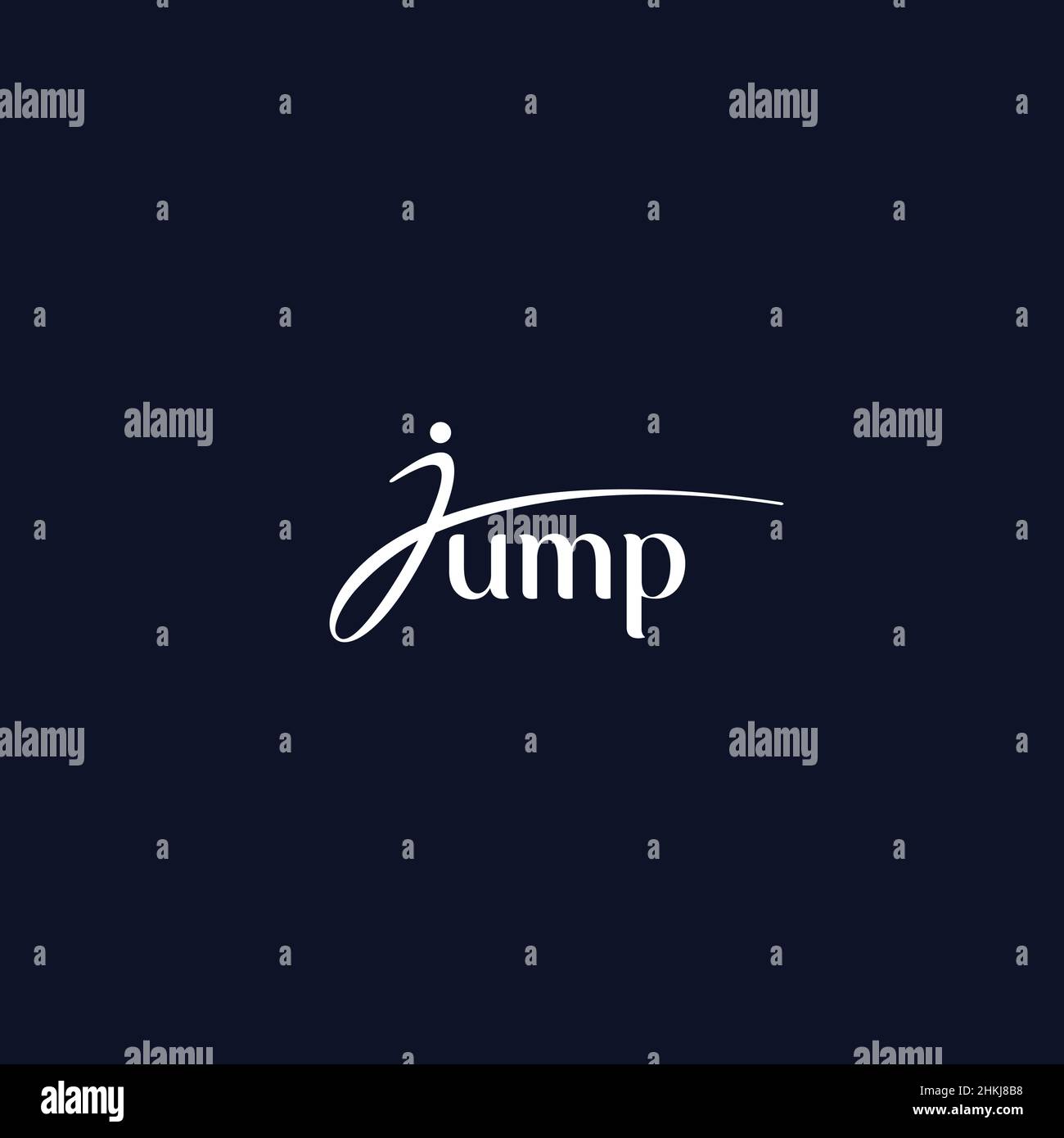 Modern and sophisticated jump logo Stock Vector Image & Art - Alamy