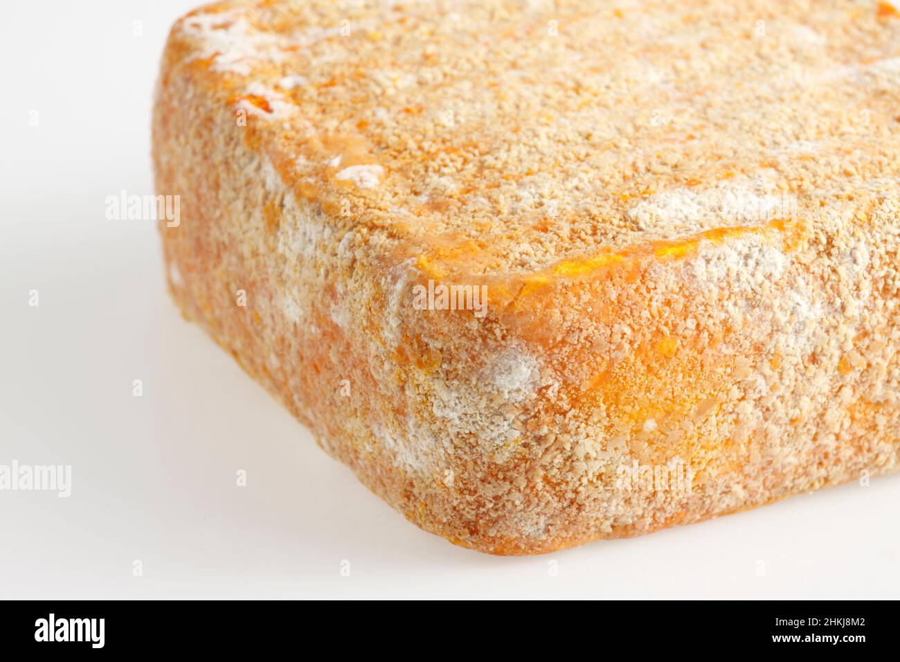 Square of French Sable de Wissant cow's milk cheese Stock Photo - Alamy