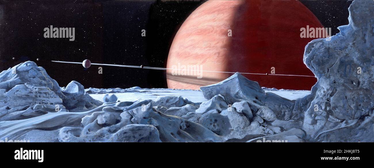 Exoplanet 55 Cancri d, illustration Stock Photo - Alamy