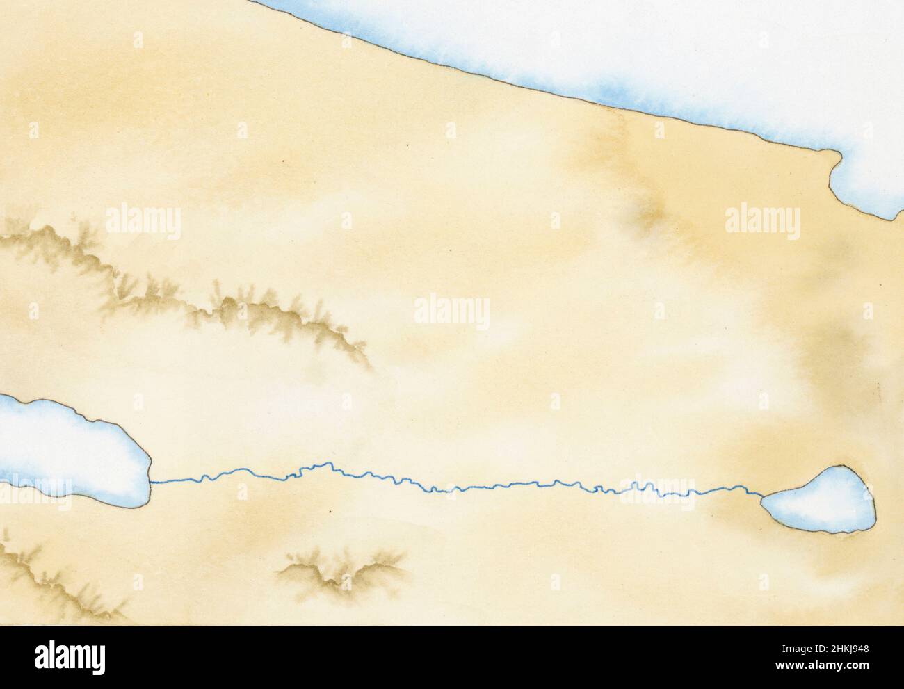 Biblical map of Israel Stock Photo - Alamy