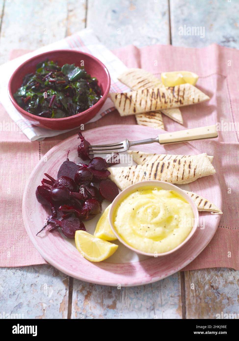 Greek beetroot salad Stock Photo - Alamy