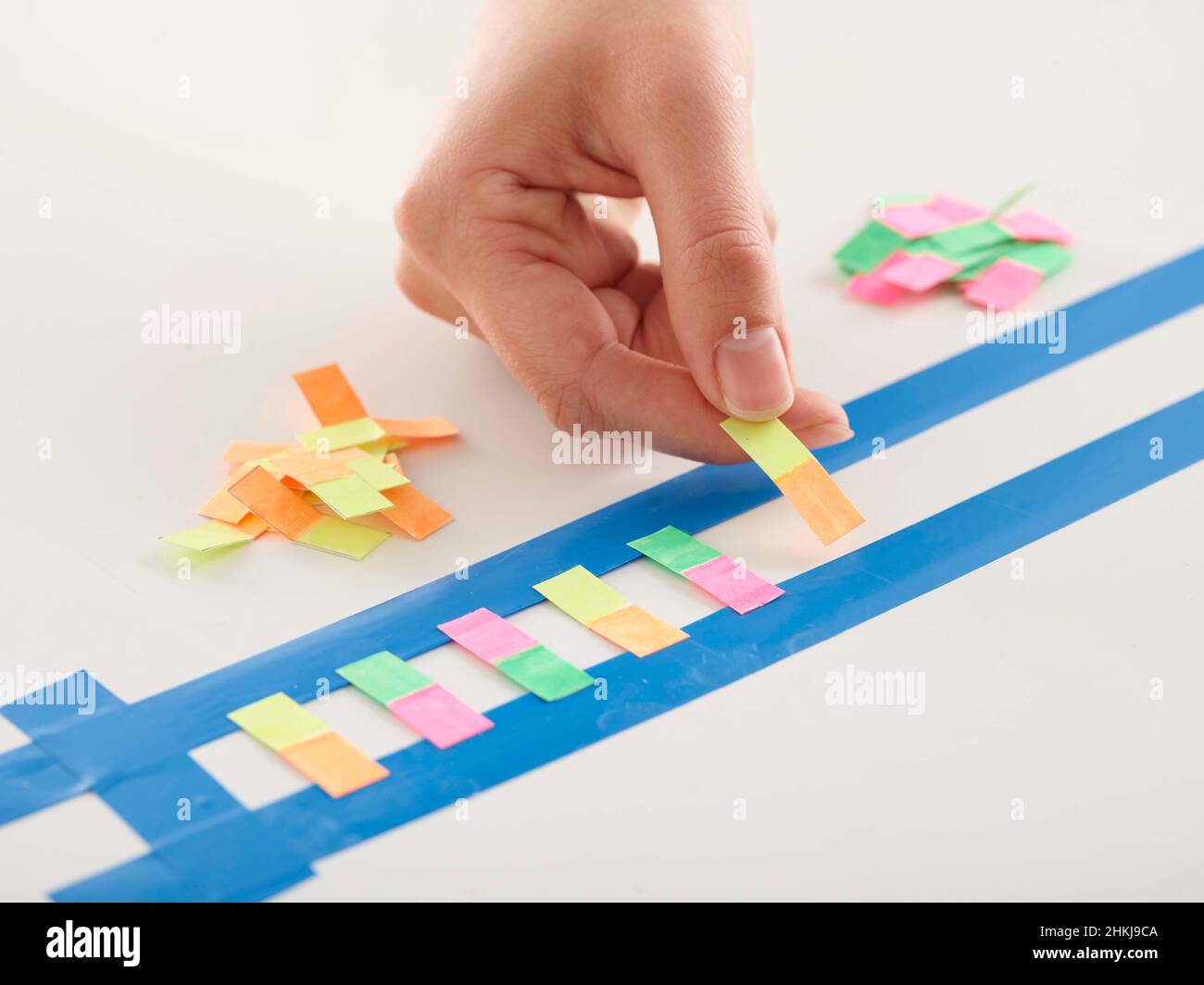 Making DNA model Stock Photo - Alamy