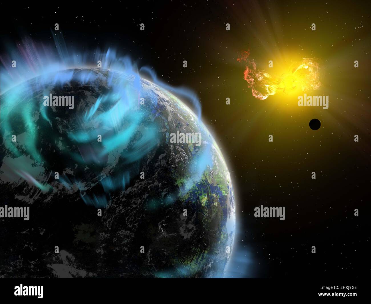 Sun-like star Kappa ceti b, illustration Stock Photo - Alamy