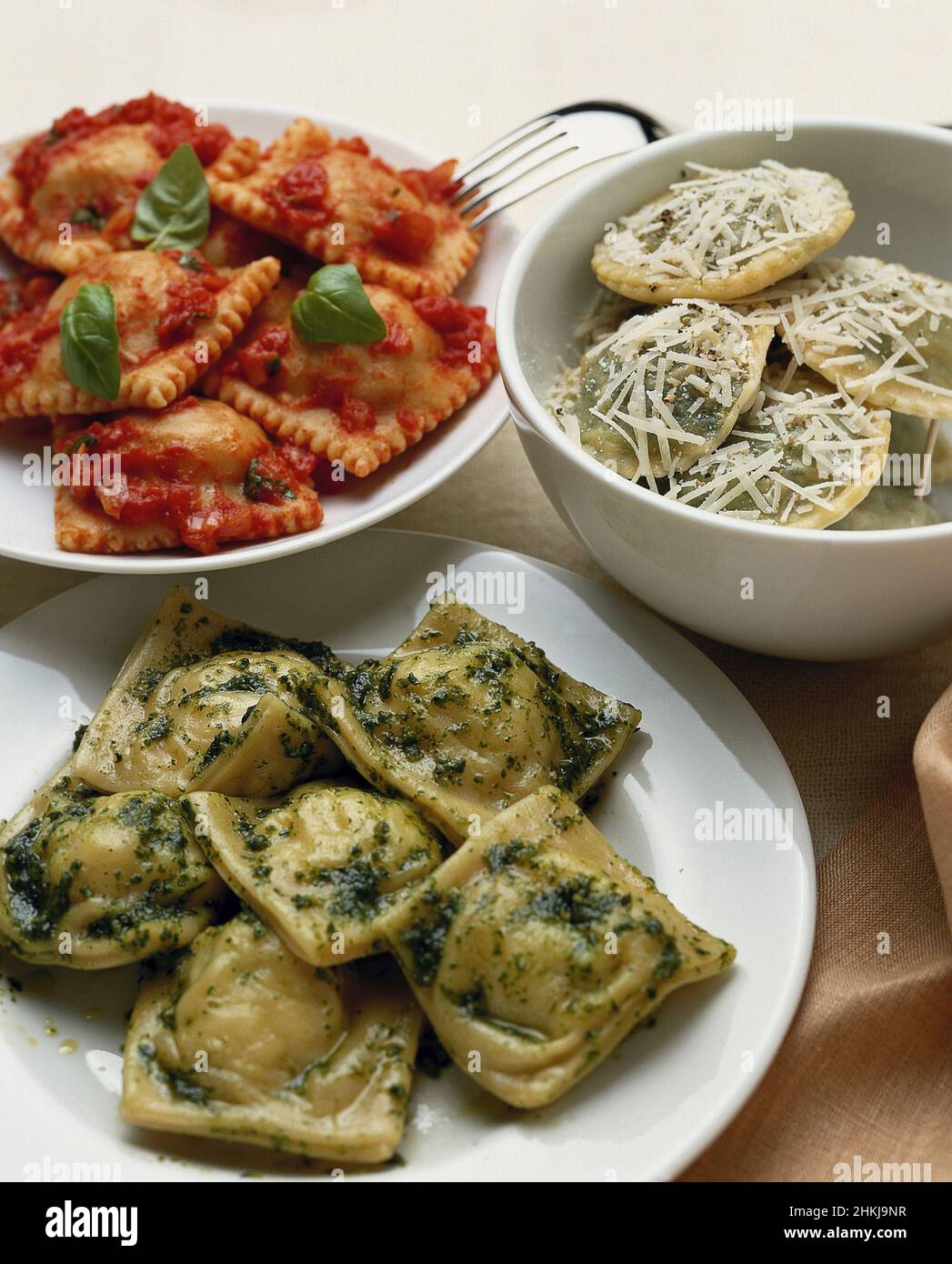 Plates of food Stock Photo - Alamy