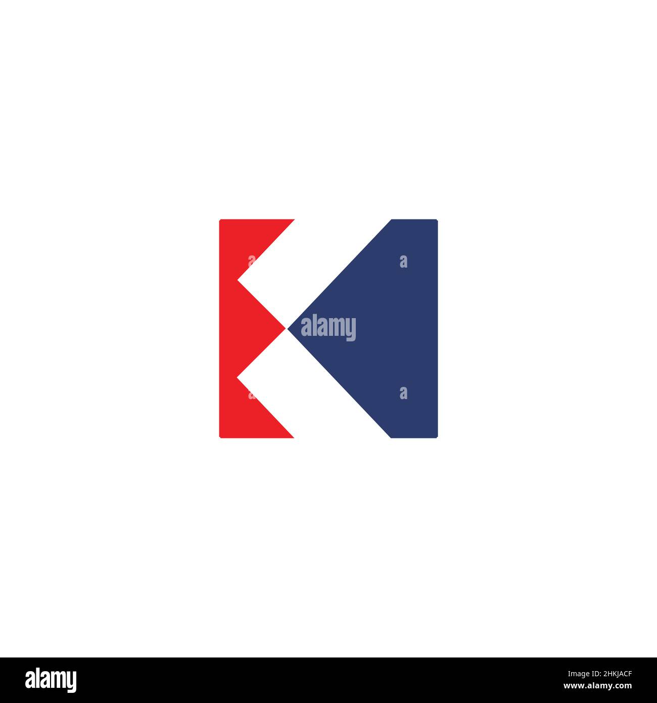 The K letter initials logo design is strong and modern #2 Stock Vector ...