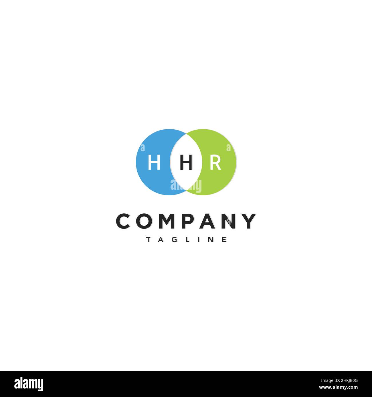 Simple and professional HHR letter initials logo 1 Stock Vector Image ...