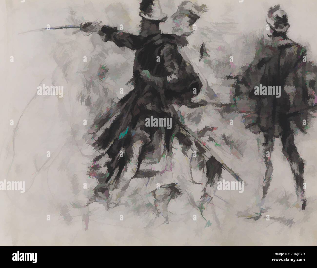 Art inspired by Don Quixote, James Ensor, circa 1870-1880, drawing ...