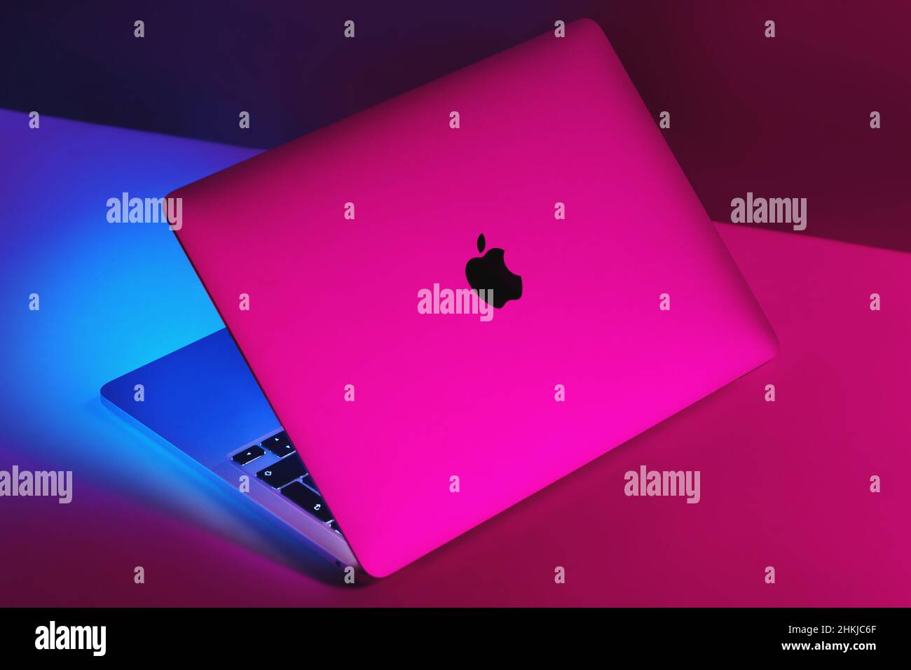 Apple Computer Laptop Purple