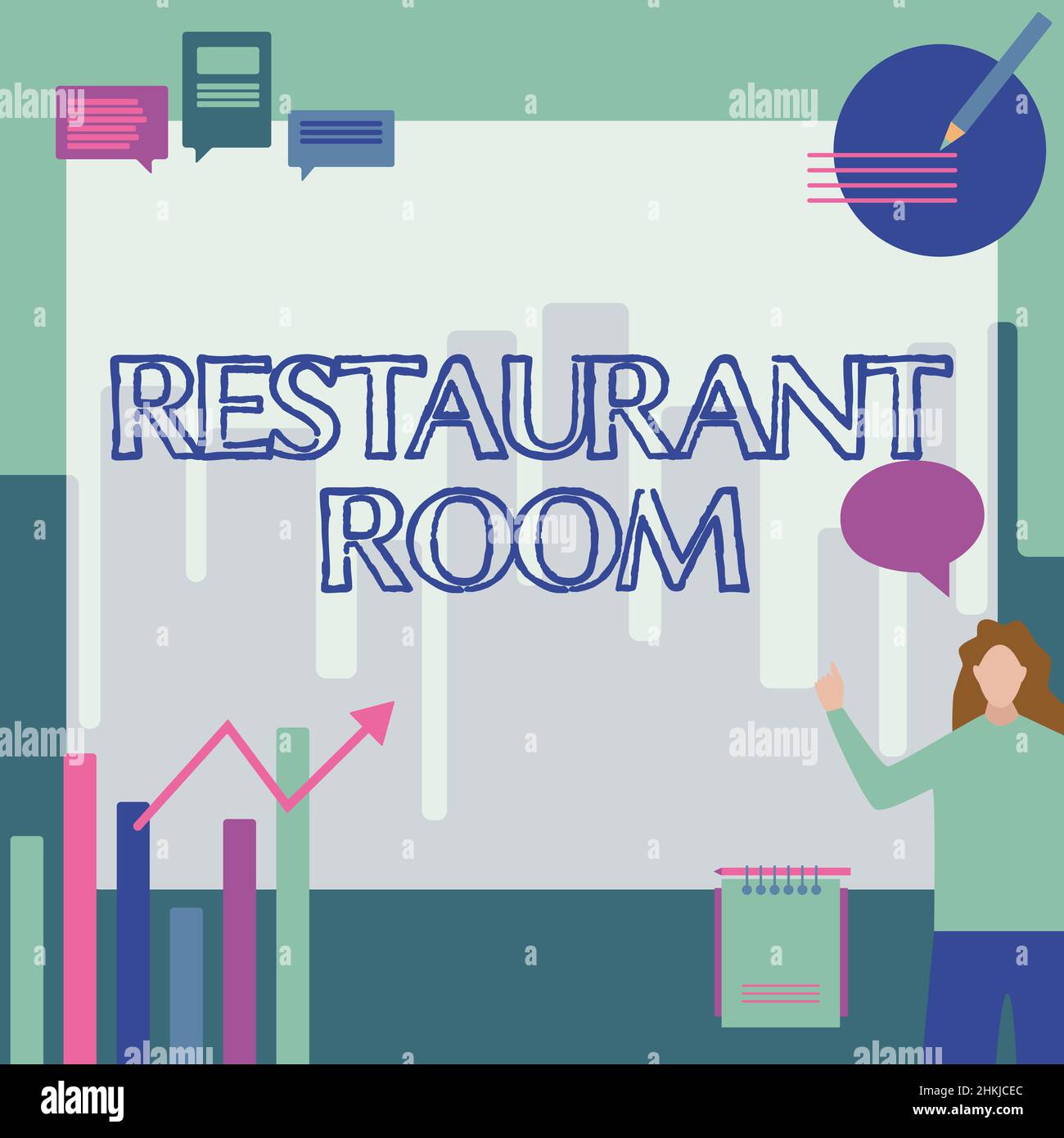 Conceptual display Restaurant Room. Business concept showing pay to sit ...