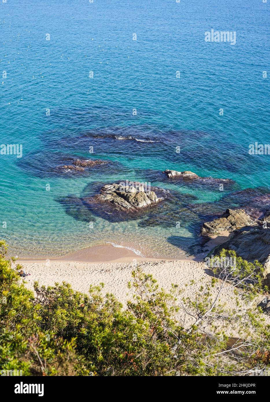 Landscape of a Mediterranean cove in southern Europe Stock Photo - Alamy