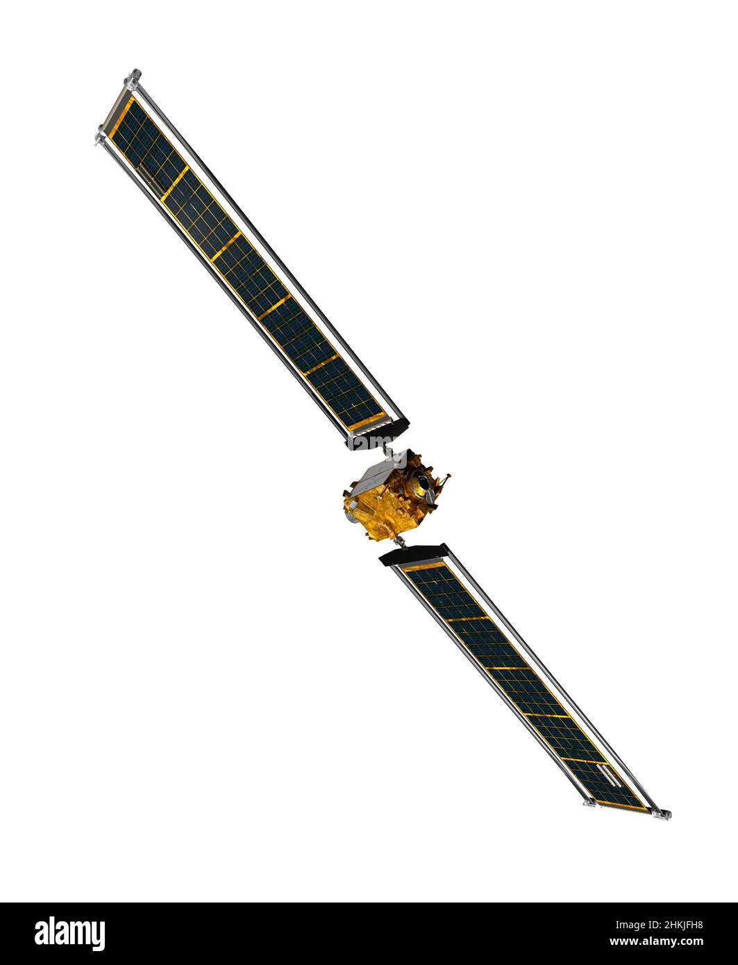 NASA DART asteroid mission spacecraft, illustration Stock Photo - Alamy