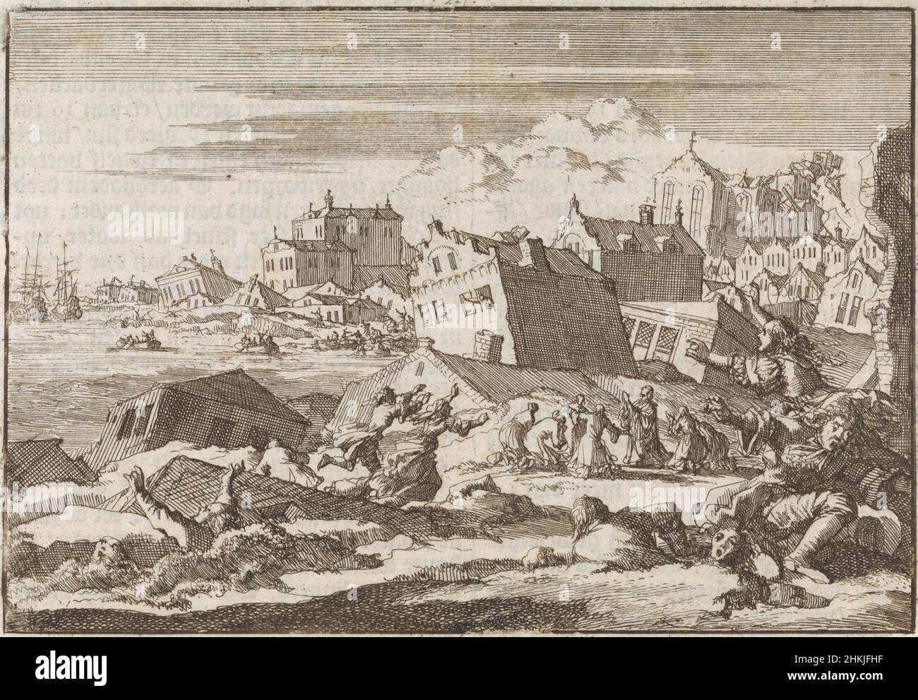 1692 Jamaica Earthquake, illustration Stock Photo - Alamy