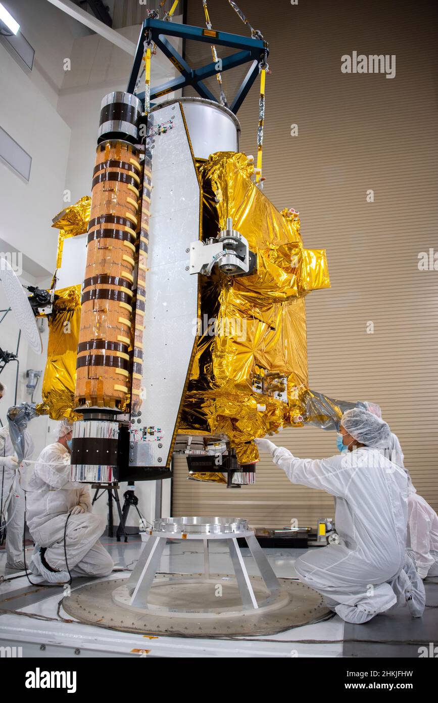 NASA DART spacecraft launch preparation Stock Photo - Alamy