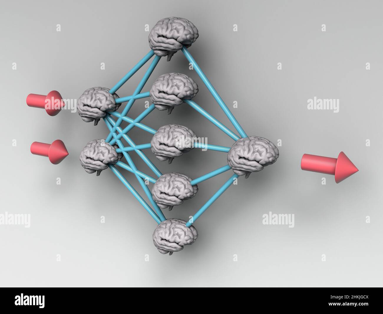 Neural network, conceptual illustration Stock Photo - Alamy