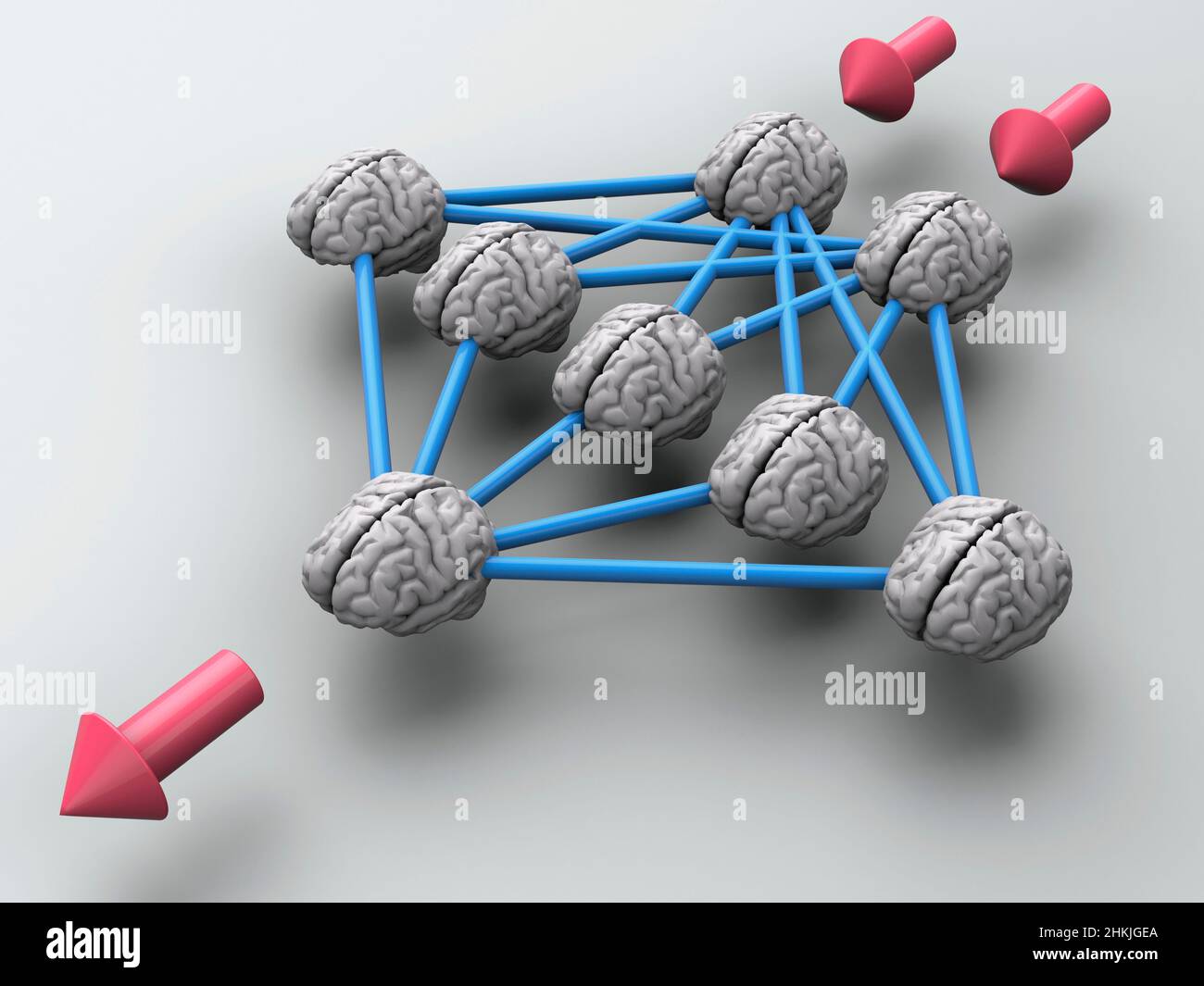 Neural network, conceptual illustration Stock Photo - Alamy
