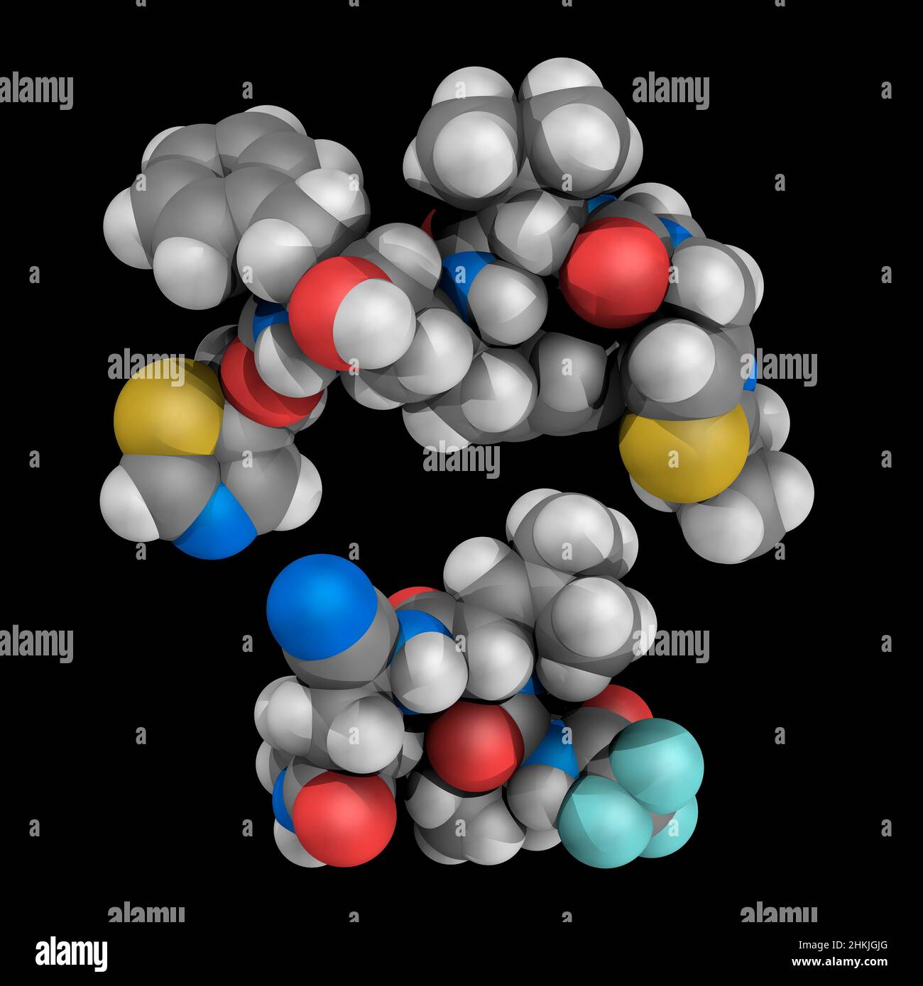 Paxlovid components, molecular models Stock Photo - Alamy